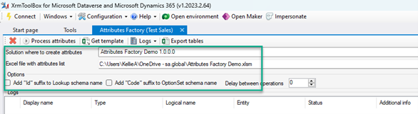 Attributes Factory – First Pancake D365 Consulting